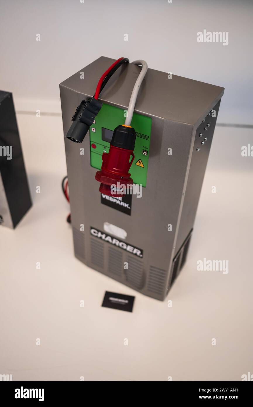 Green6 SPE Charger. Mobility City Technology Museum in Zaha Hadid’s Bridge (Bridge Pavilion ...