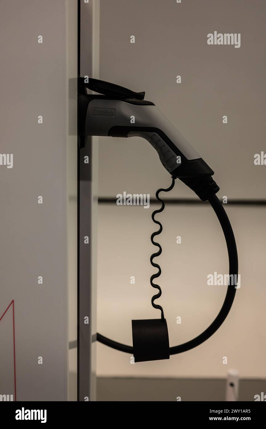 Chargevite Electric Vehicle Charger. Mobility City Technology Museum in Zaha Hadid’s Bridge ...