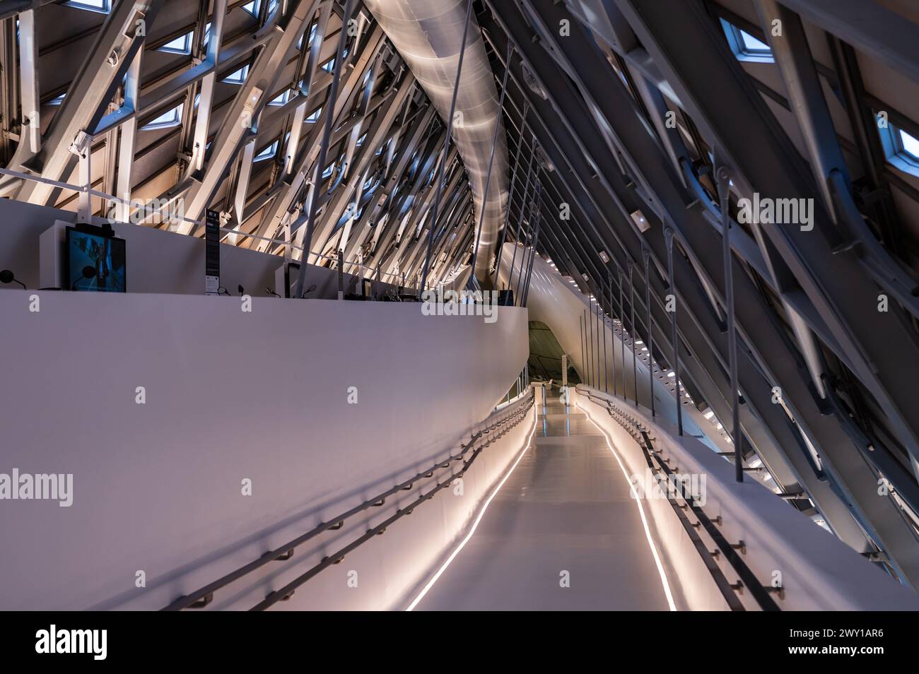 Mobility City Technology Museum in Zaha Hadid’s Bridge (Bridge Pavilion ...