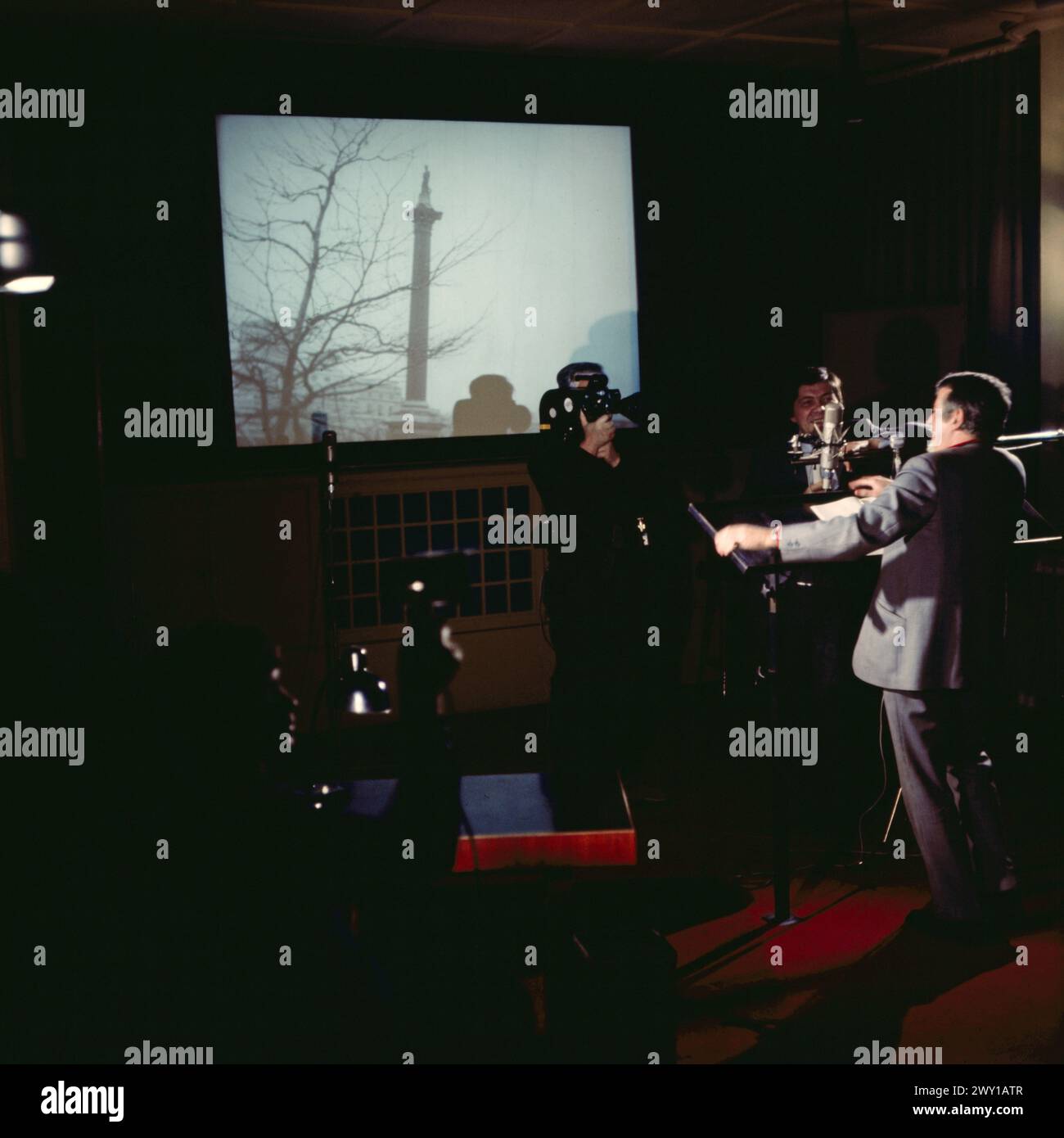 Tv interview 1970s hi-res stock photography and images - Alamy