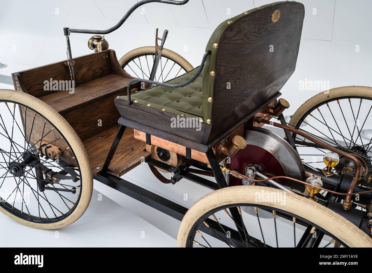 Ford Quadricycle from 1896. Mobility City Technology Museum in Zaha ...