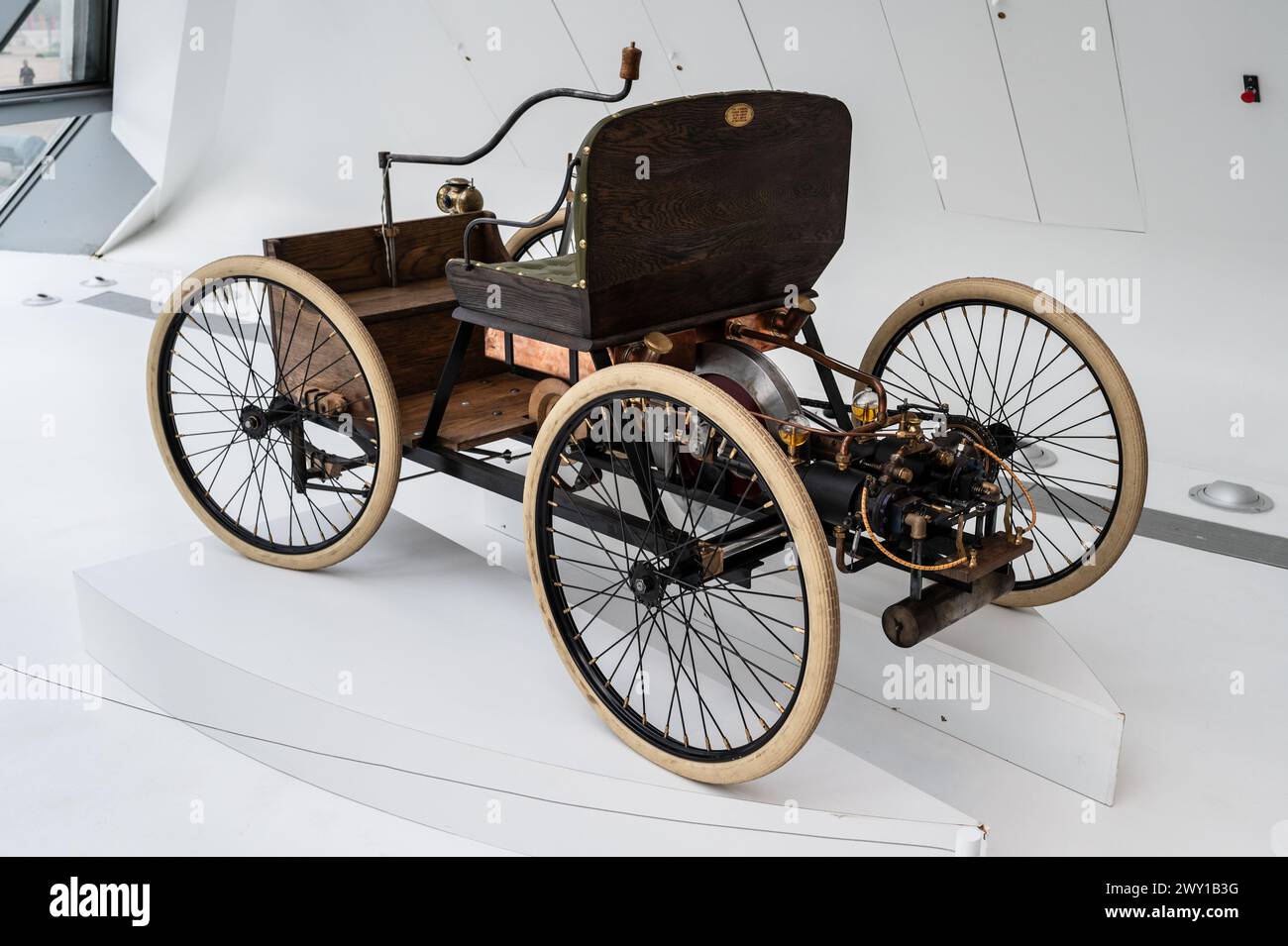 Ford Quadricycle from 1896. Mobility City Technology Museum in Zaha ...