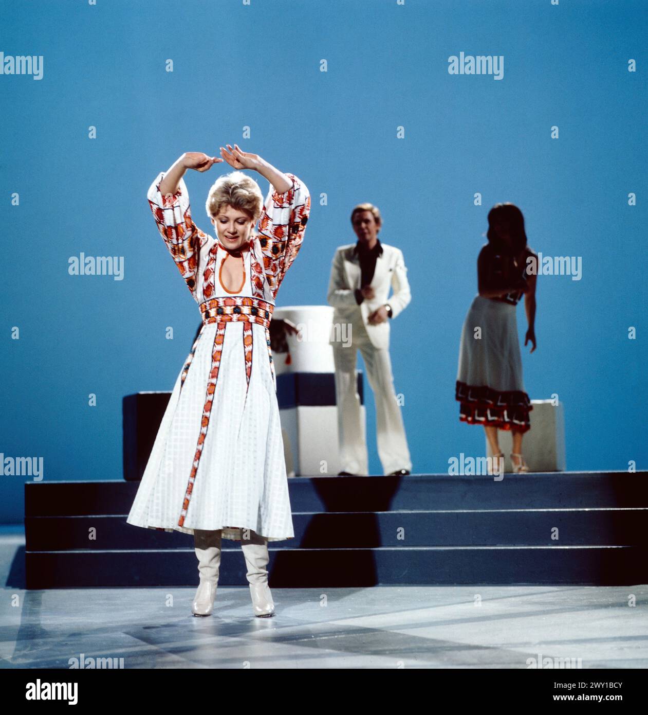 8 x 1 in Noten, ZDF Fernsehshow, Deutschland, 1976, in der Show: Gitte ...