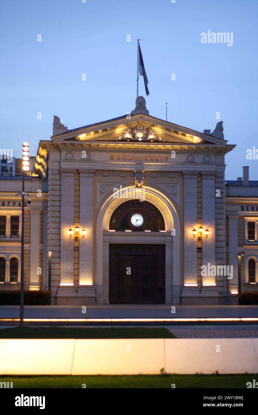 Old belgrade railway station hi-res stock photography and images - Alamy