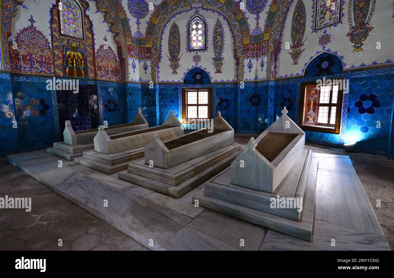 Located in Bursa, Turkey, the Tomb of Cem Sultan was built in 1479. It ...