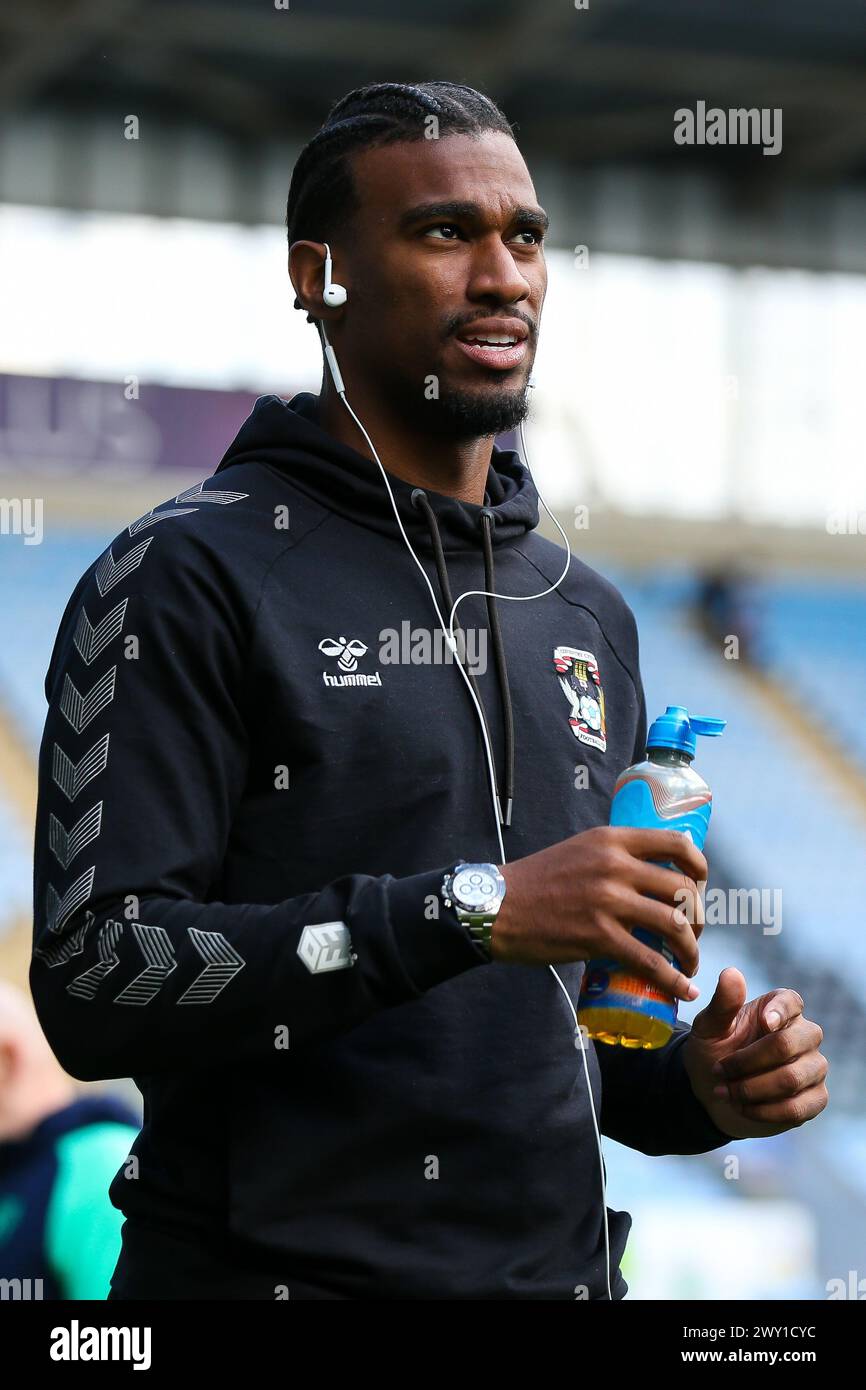 Coventry City's Haji Wright before the Sky Bet Championship match at ...