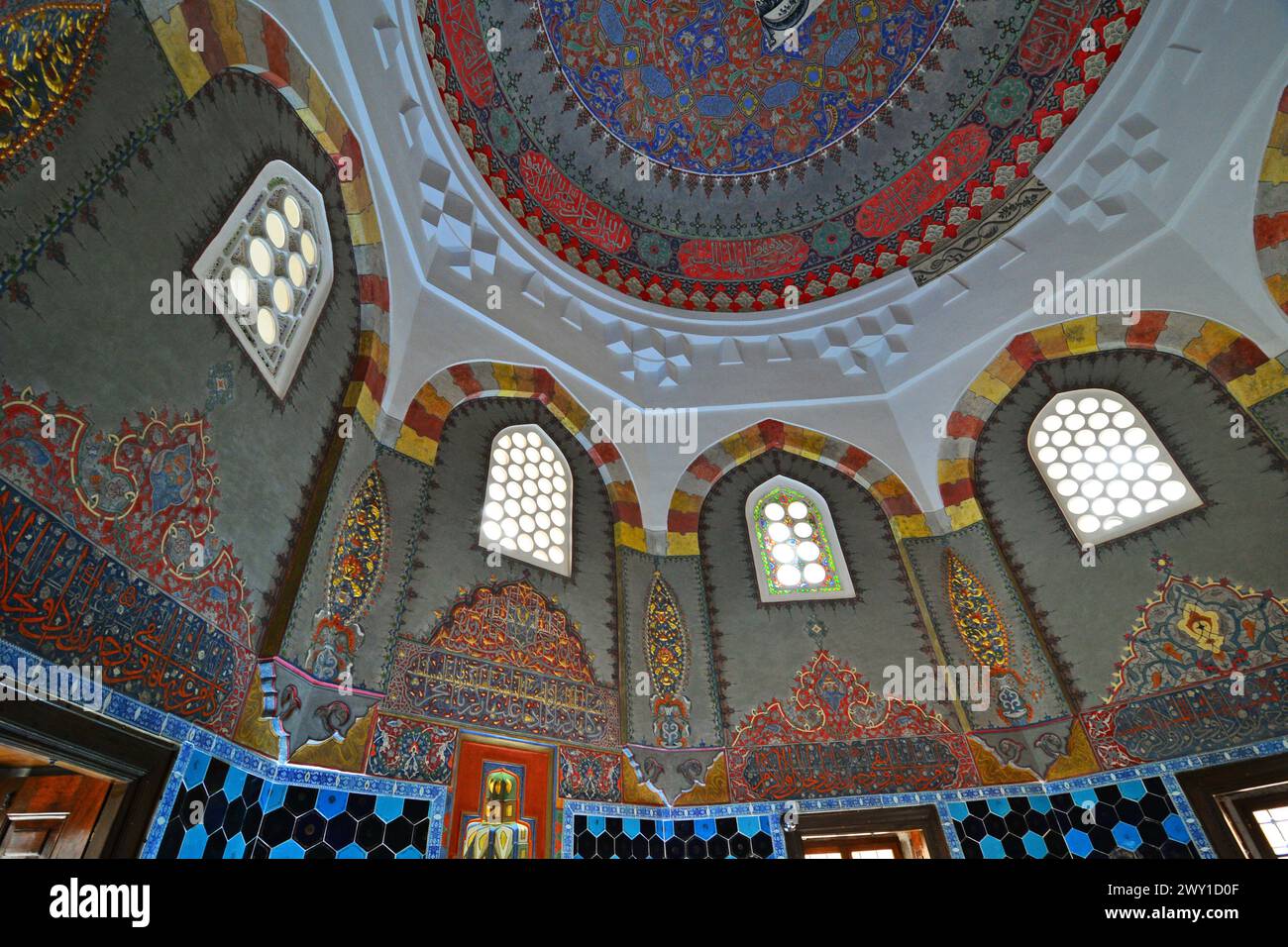 Sehzade Mahmut Tomb, located in Bursa, Turkey, was built in the 16th ...