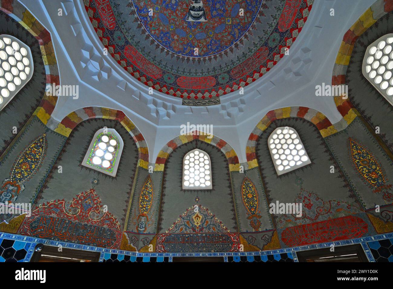 Sehzade Mahmut Tomb, located in Bursa, Turkey, was built in the 16th ...