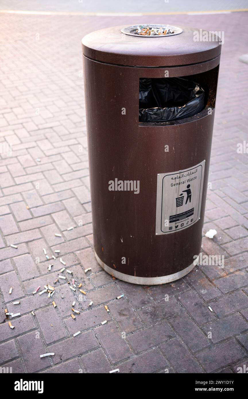 Mülltonne General Waste - Dubai - Vereinigte Arabische Emirate, 09.01. ...