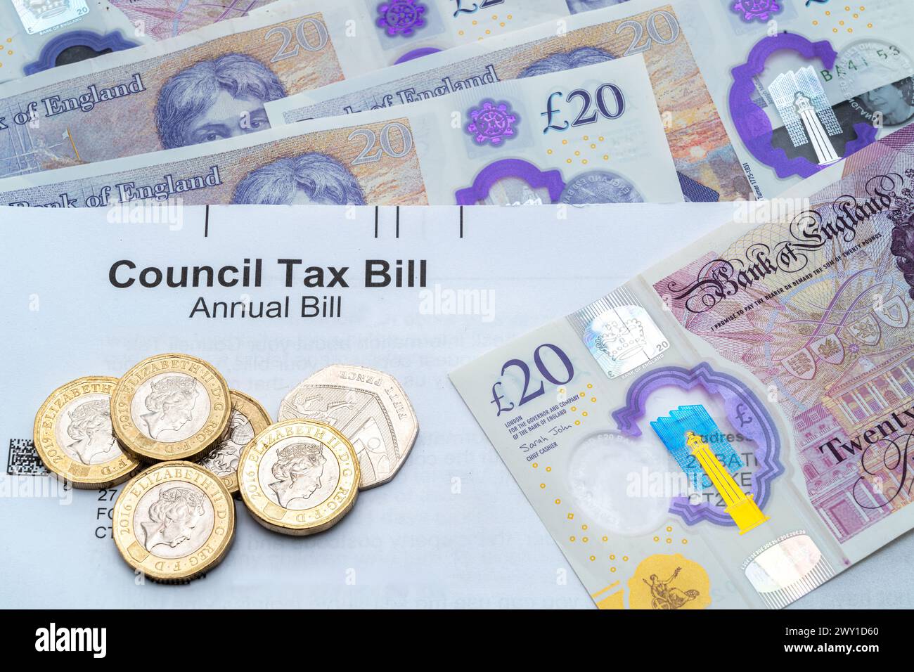 Council tax bill uk hi-res stock photography and images - Alamy