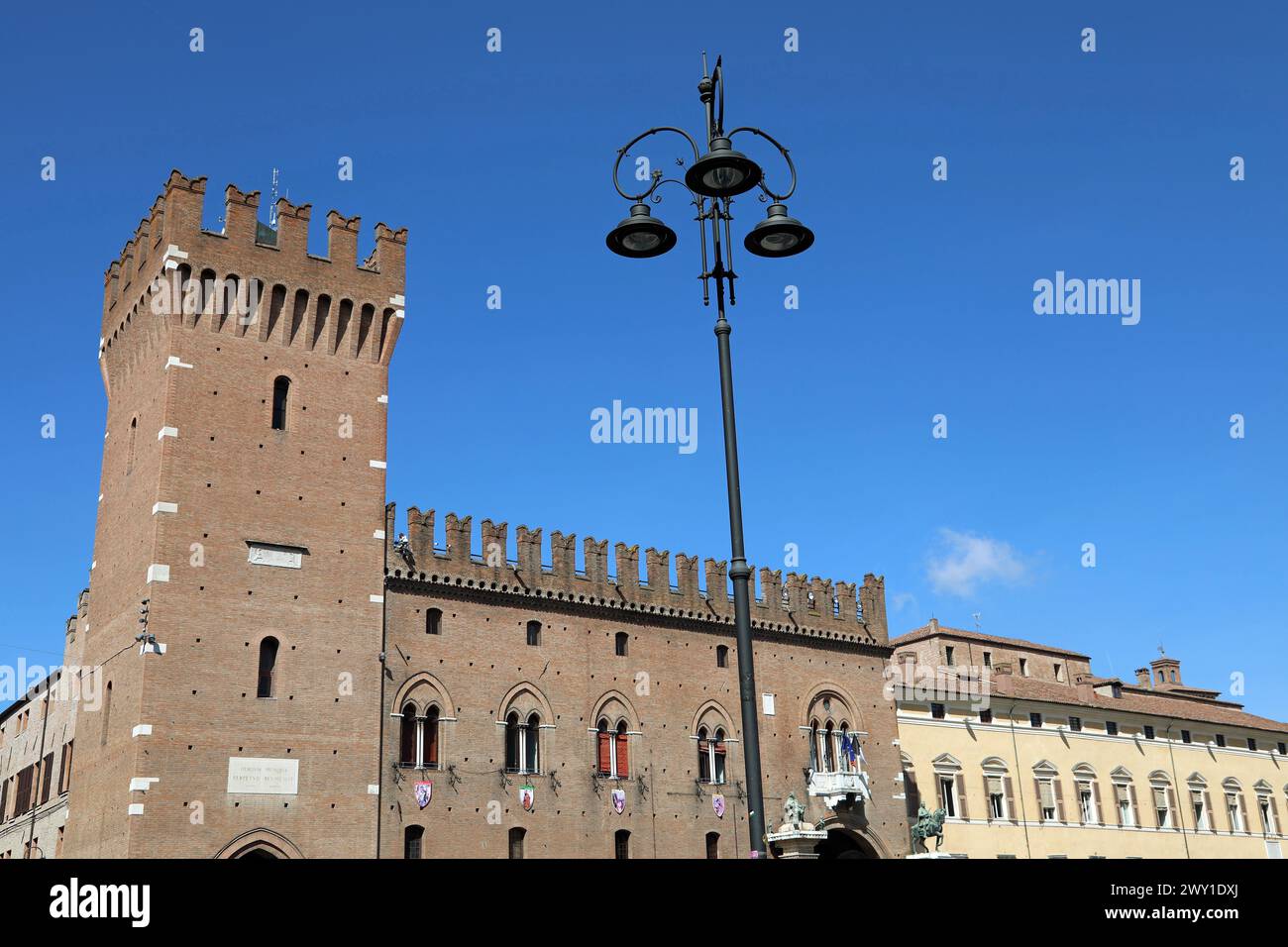 Town hall building at Ferrara in northern Italy Stock Photo - Alamy