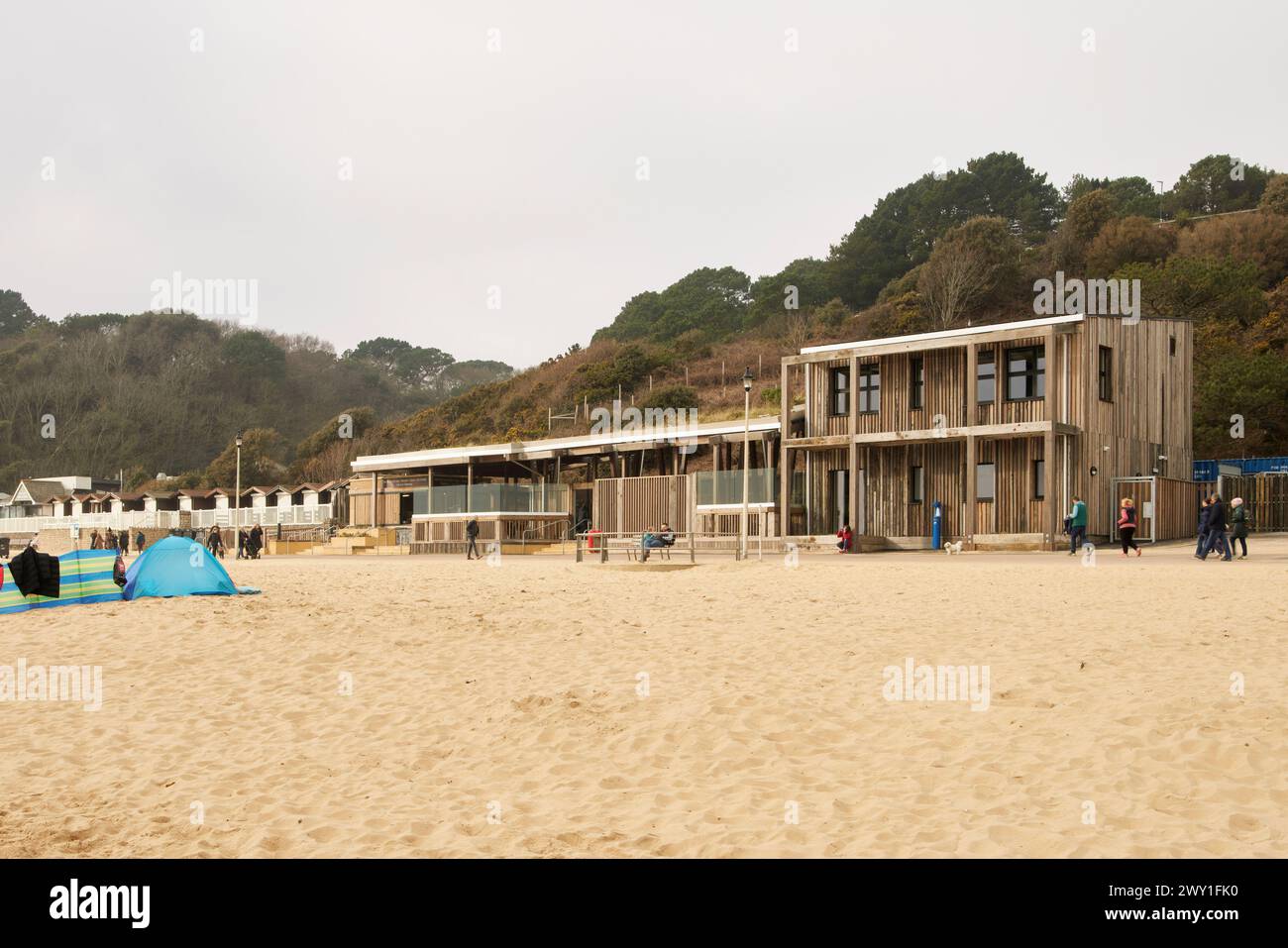 Exterior view from beach. Durley Chine Environmental Hub, Bournemouth ...