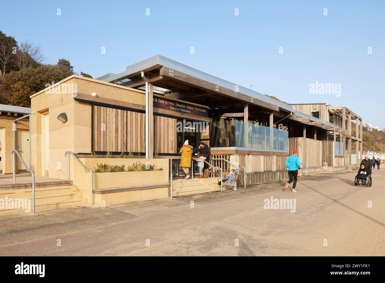 Exterior view from promenade. Durley Chine Environmental Hub ...