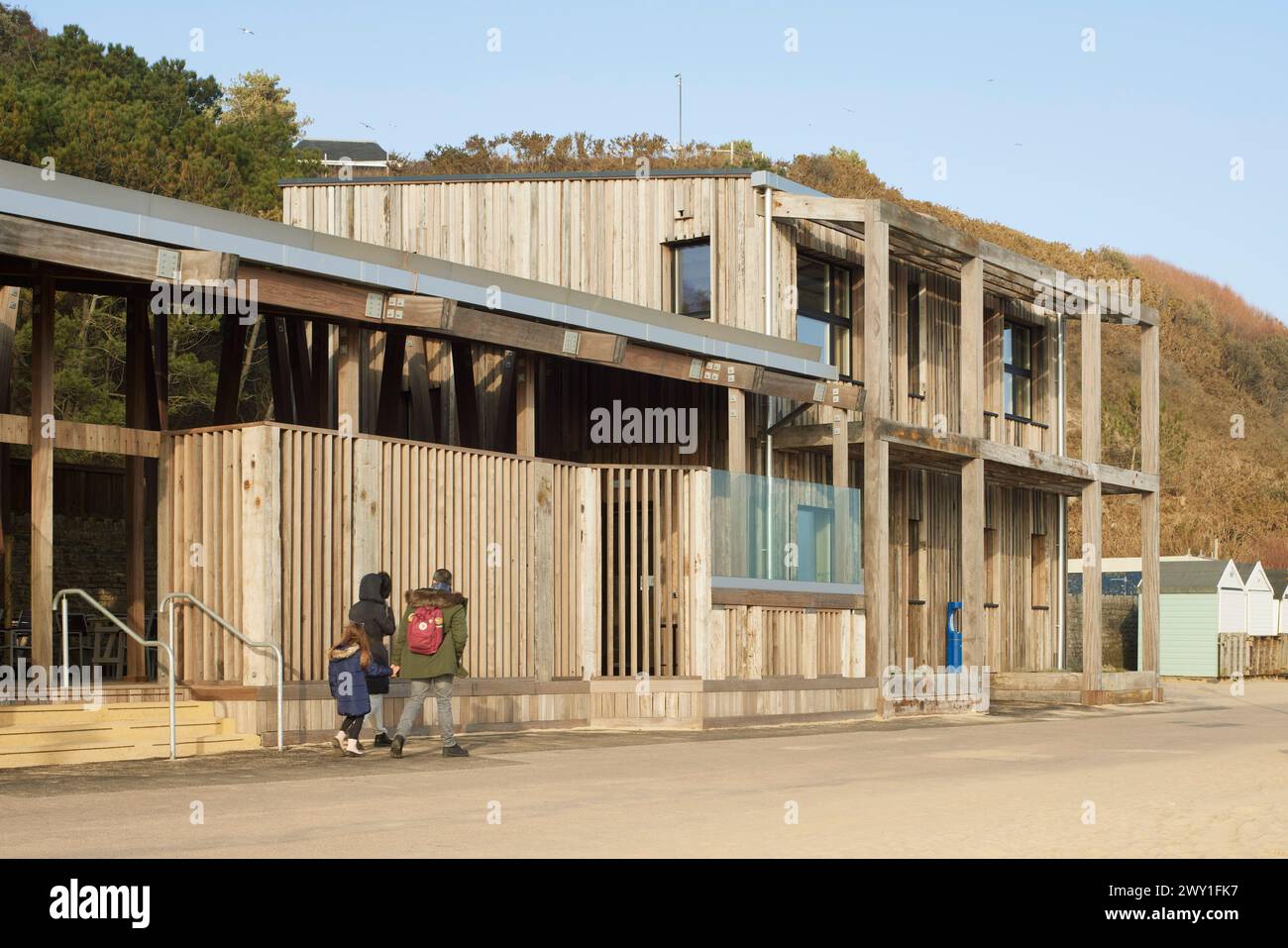 Exterior view from promenade. Durley Chine Environmental Hub ...