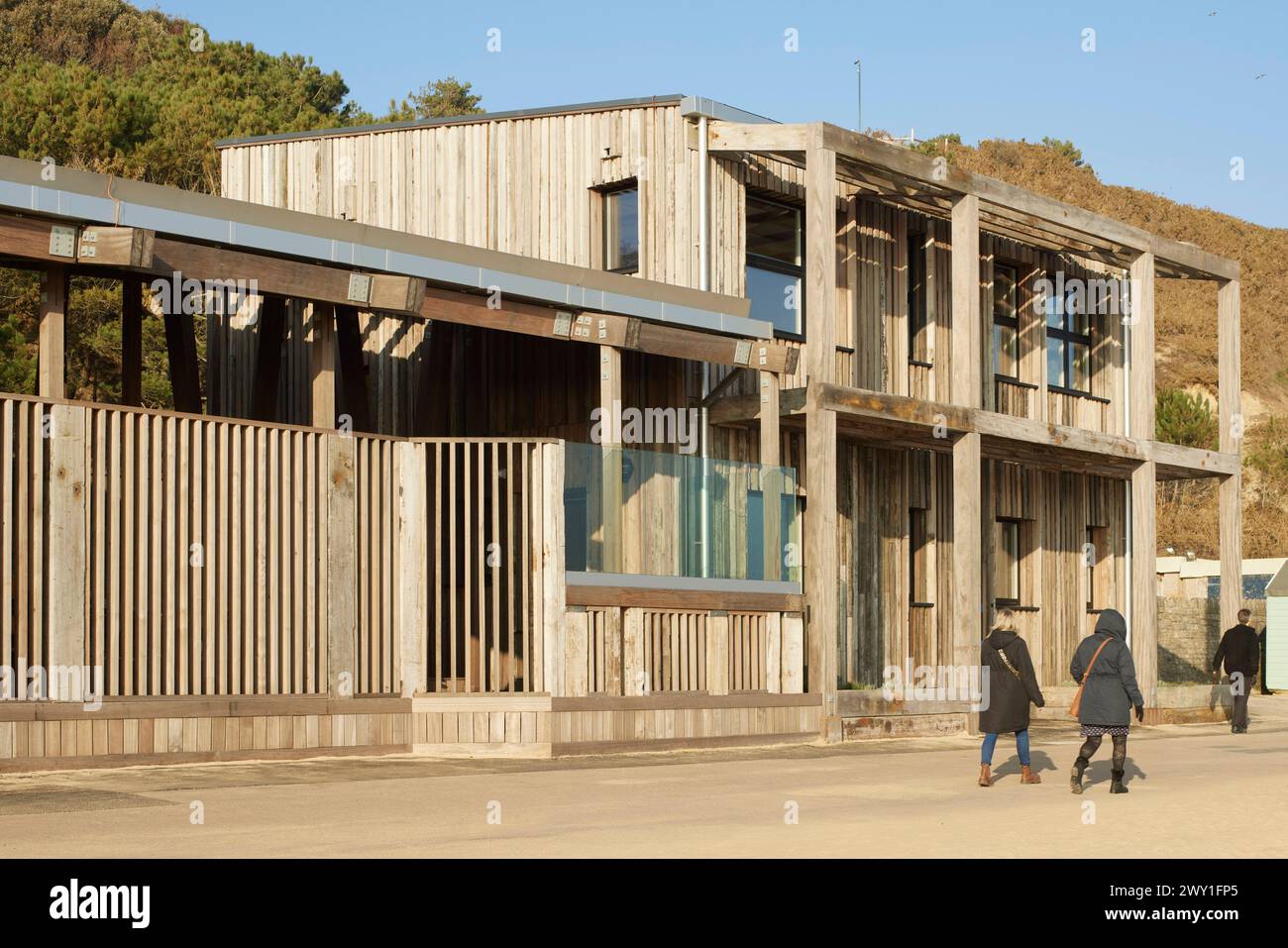 Exterior view from promenade. Durley Chine Environmental Hub ...