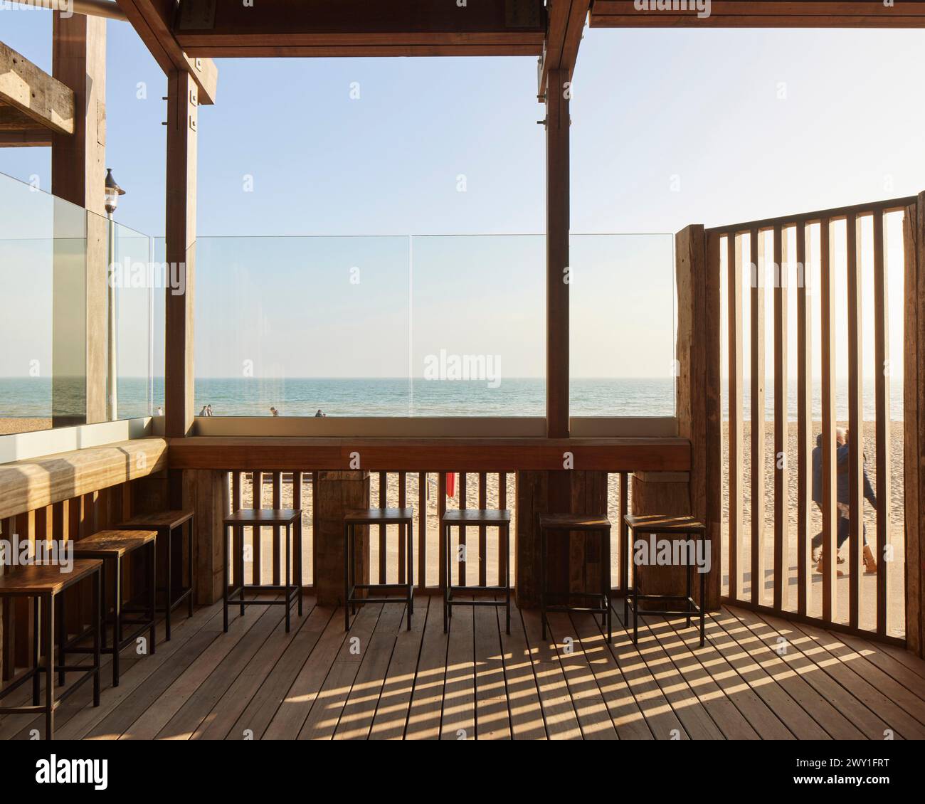 Interior view with sea view. Durley Chine Environmental Hub ...