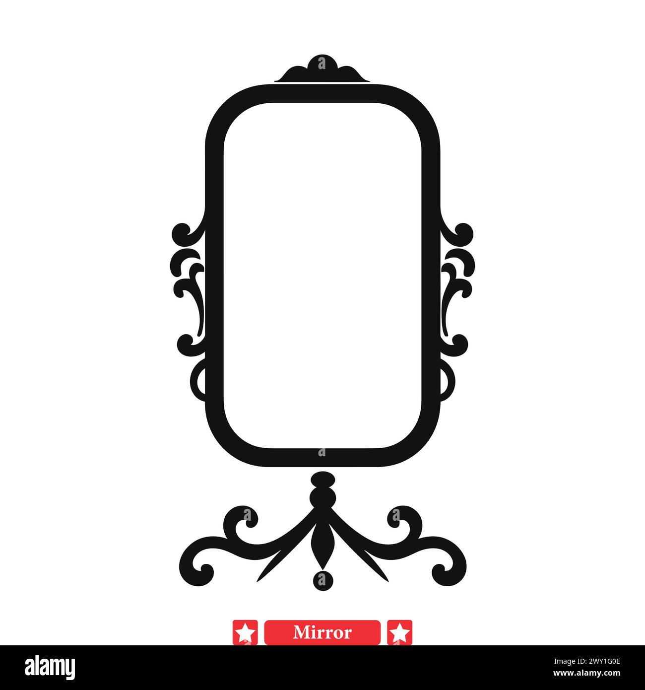 Mirrored Splendor Luxurious Vector Silhouettes for Creative Projects ... Mirrored Splendor Luxurious Vector Silhouettes for Creative Projects ...