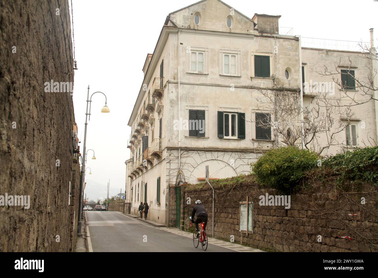 Via Caracciolo in Piano di Sorrento, Italy Stock Photo - Alamy