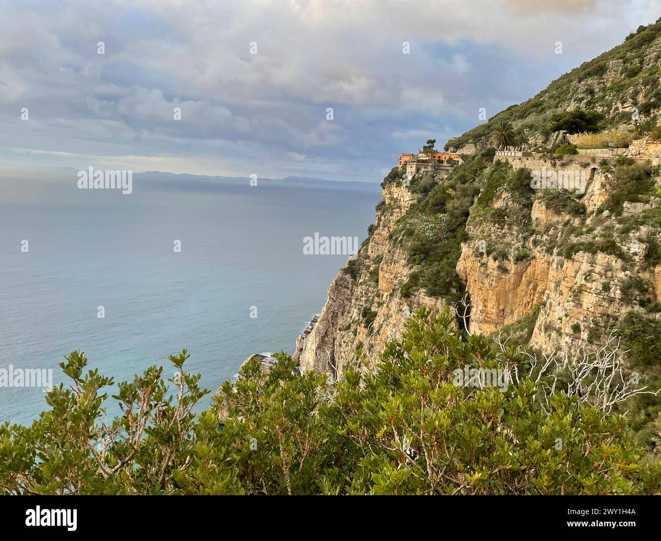 Meta, Italy. Panoramic view over the Gulf of Naples Stock Photo - Alamy