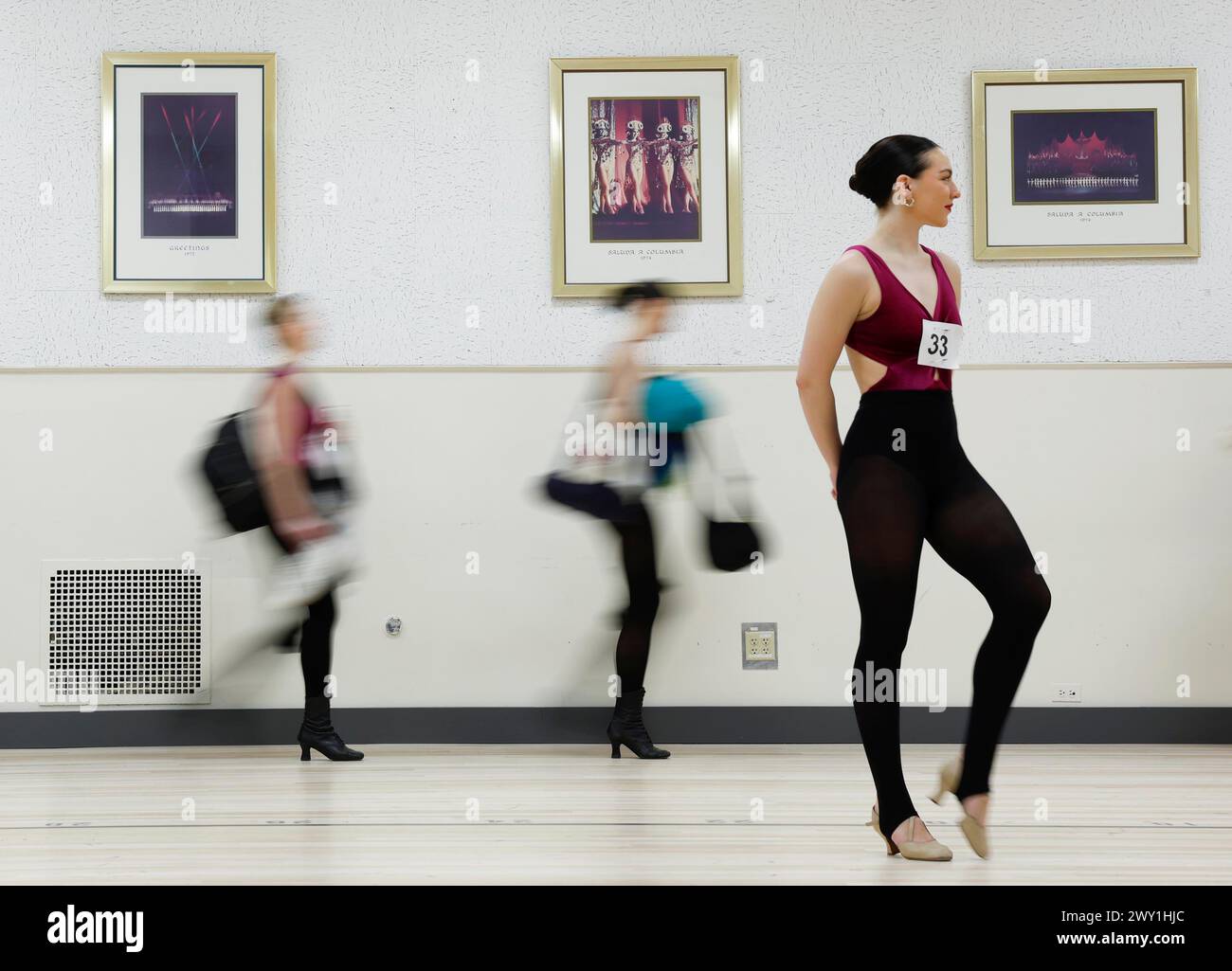 New York, United States. 03rd Apr, 2024. Dancers audition for the 2024 ...