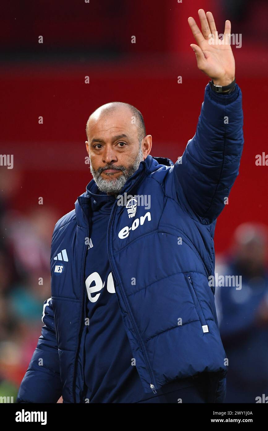 Nuno Espirito Santo, Nottingham Forest head coach during the Premier ...