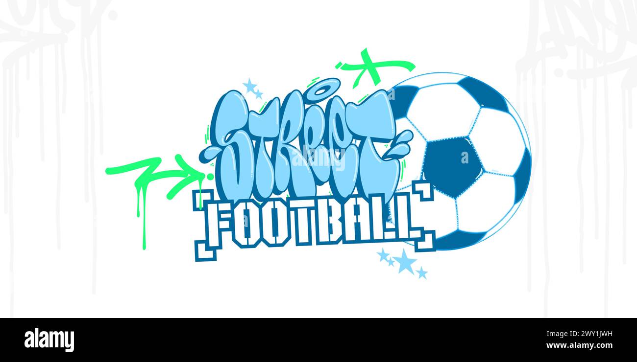 Soccer graffiti Cut Out Stock Images & Pictures - Alamy