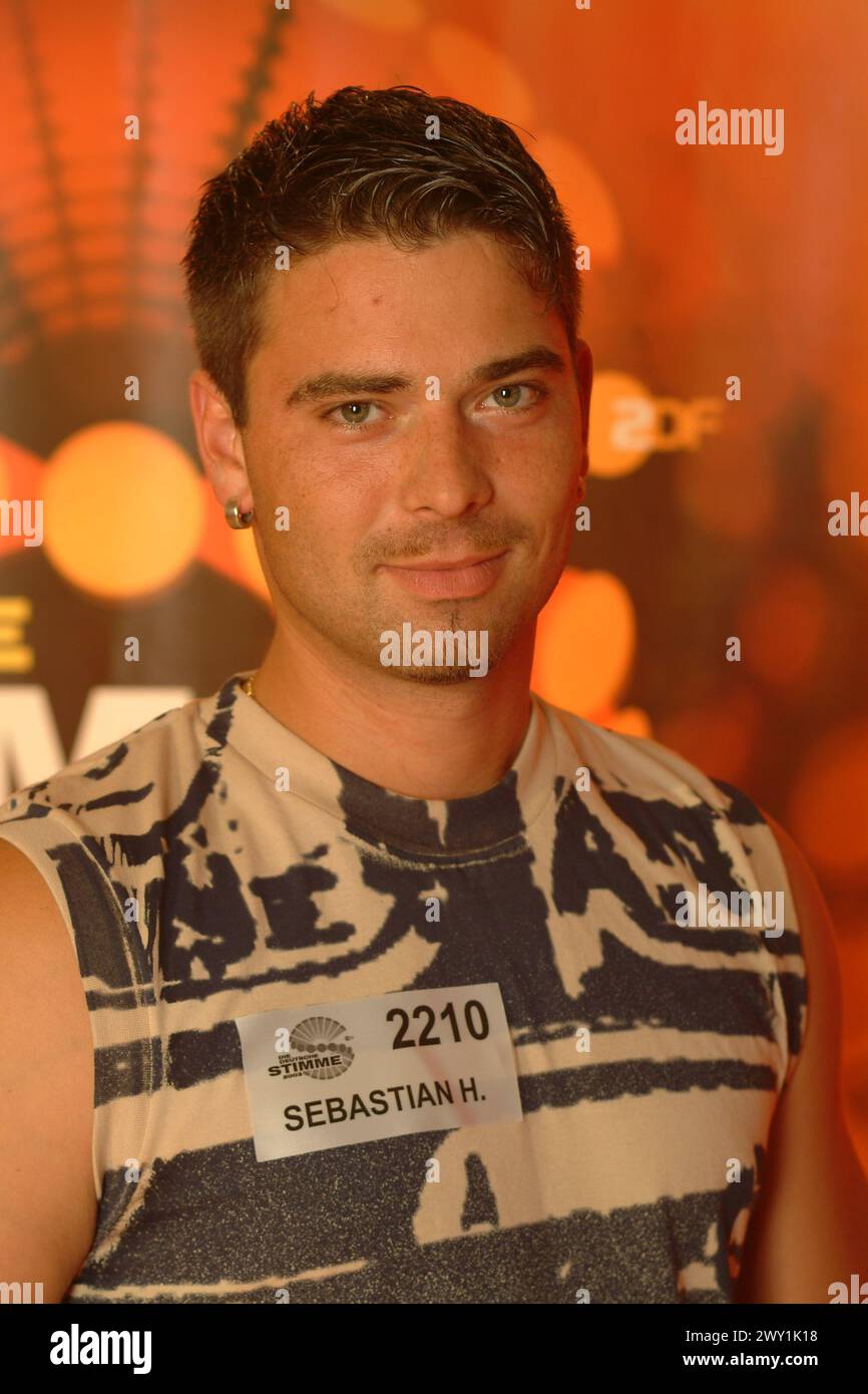 Castingshow Die deutsche Stimme 2003, ausgestrahlt vom ZDF produziert ...