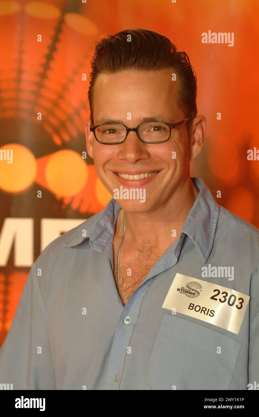 Castingshow Die deutsche Stimme 2003, ausgestrahlt vom ZDF produziert ...