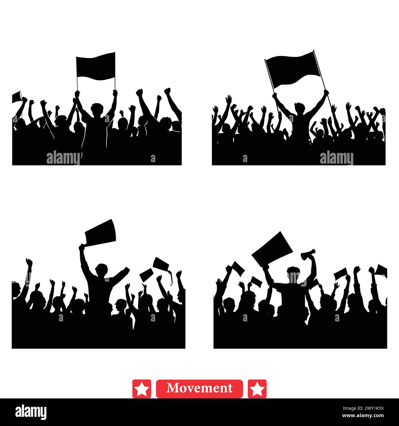 Voices of Progress Striking Political Movement Art Reflecting the ...