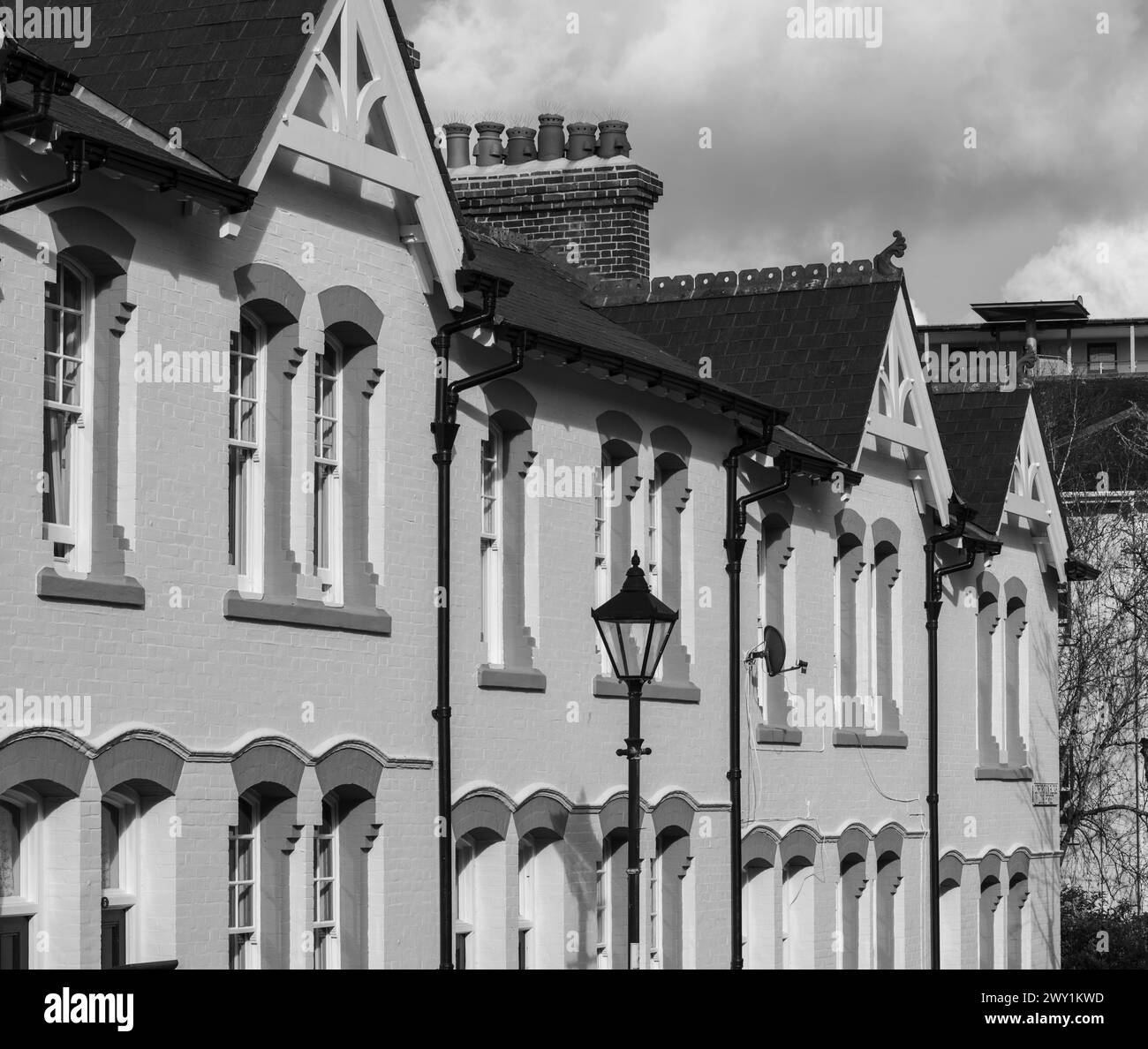 View of the terrace houses called Corporation Buildings, Looe Street ...