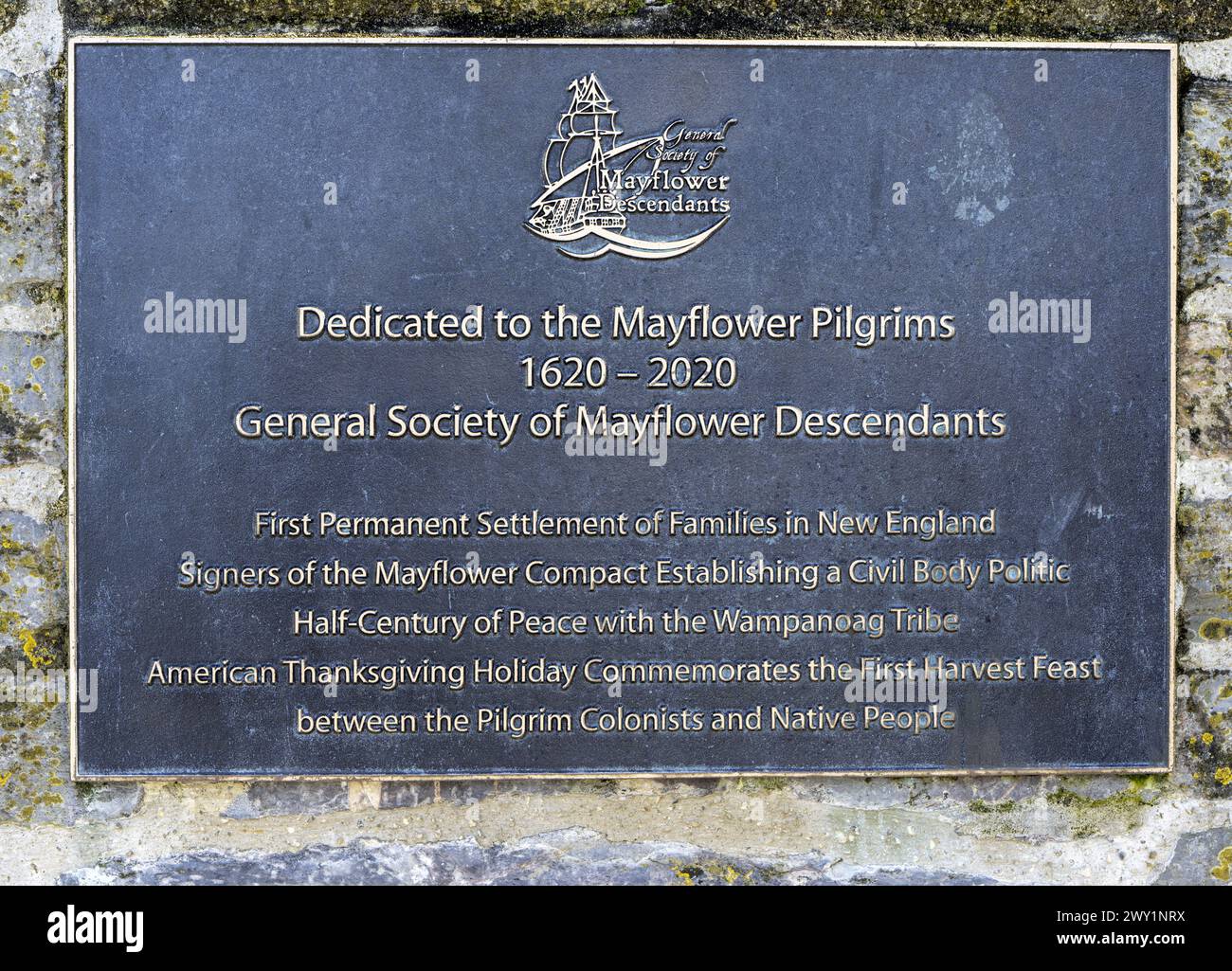 Heritage plaque Barbican, Plymouth, Devon, England, UK - dedicated to ...