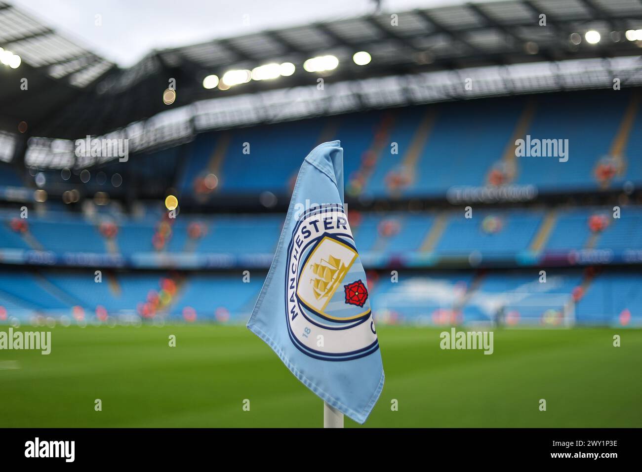 Football general view stadium corner flag hi-res stock photography and ...