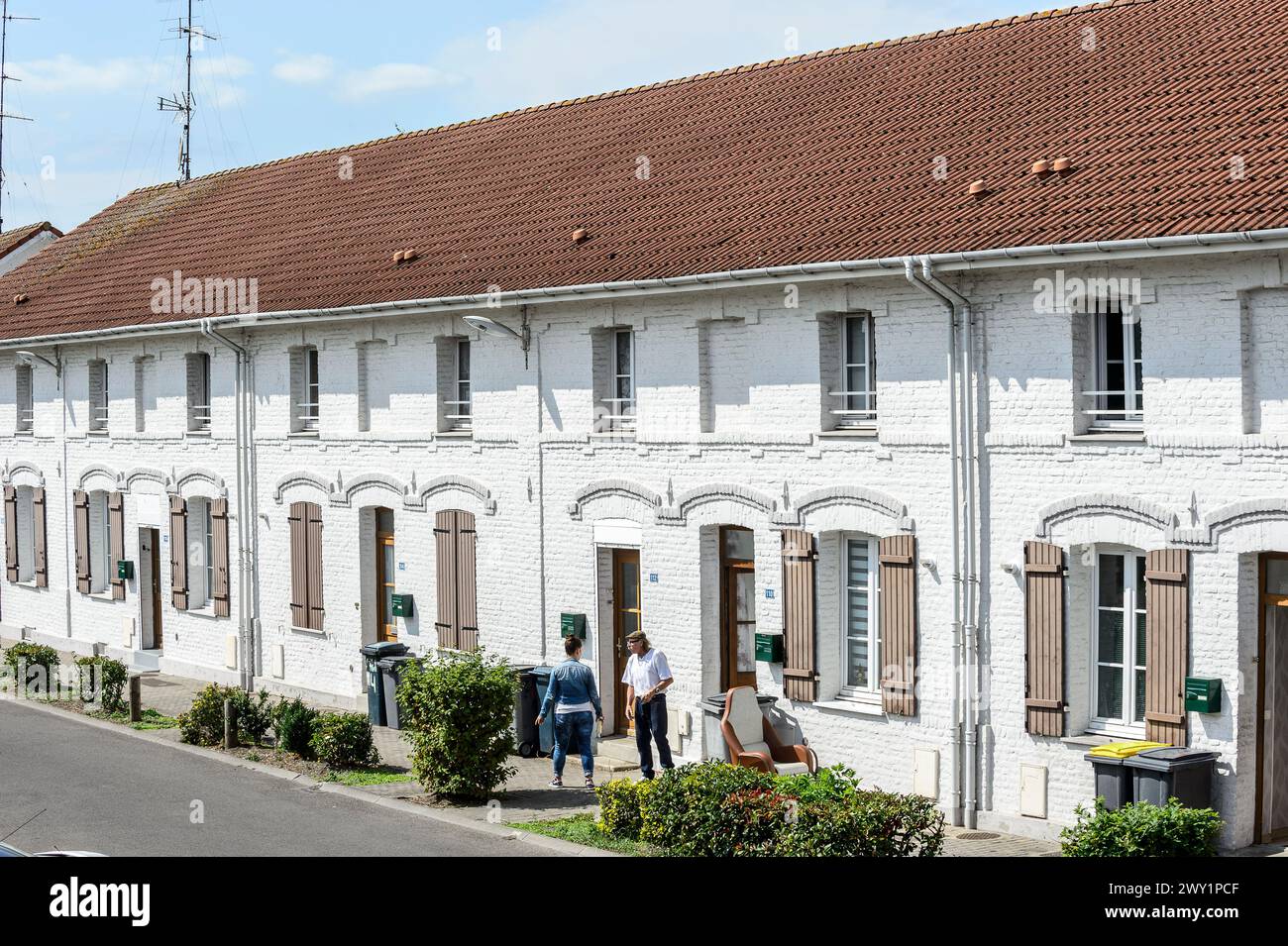Coron des 120 a Anzin Mining town in Anzin Stock Photo - Alamy