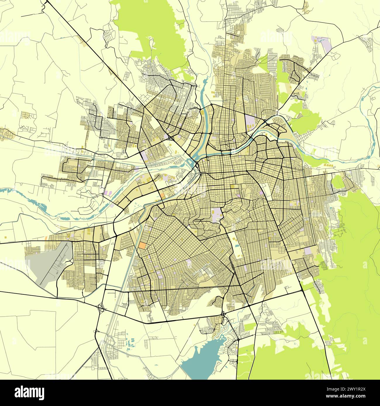 Map of culiacan hi-res stock photography and images - Alamy