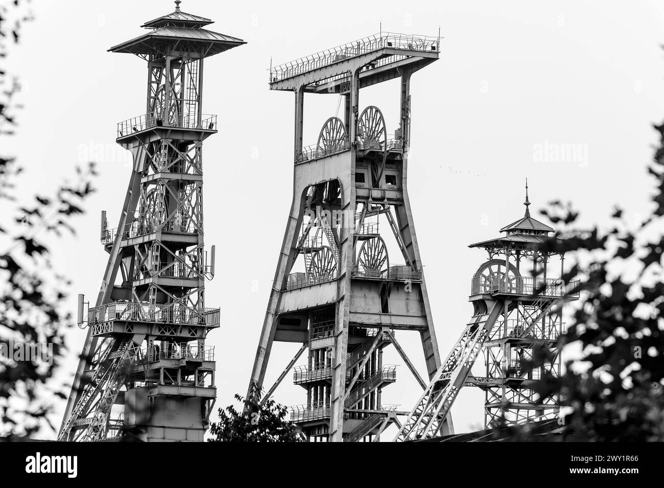 L'ancien site minier de Wallers Mining site of Wallers Stock Photo - Alamy