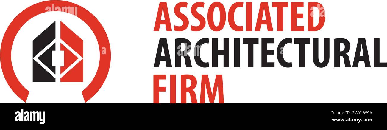 Minimalist simple architecture logo vector with background. Minimal ...