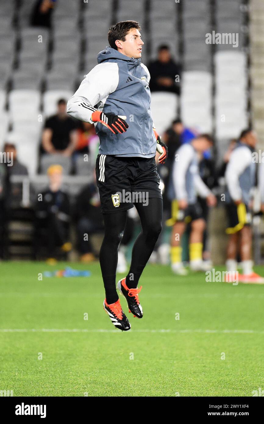 Columbus, Ohio, USA. 2nd Apr, 2024. Columbus Crew goalkeeper Patrick ...
