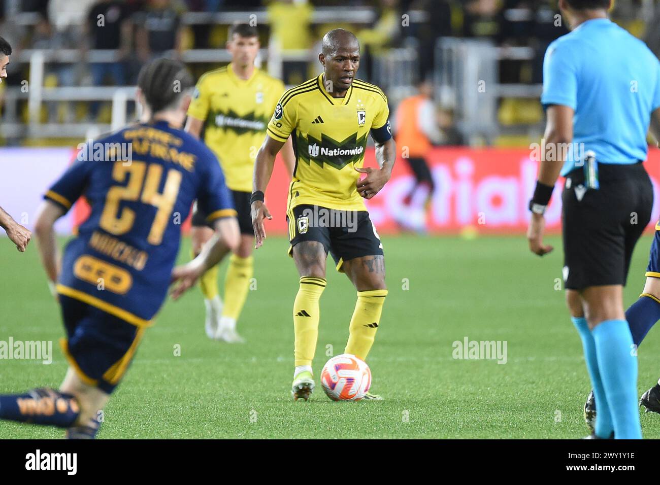 Columbus, Ohio, USA. 2nd Apr, 2024. Columbus Crew midfielder Darlington ...