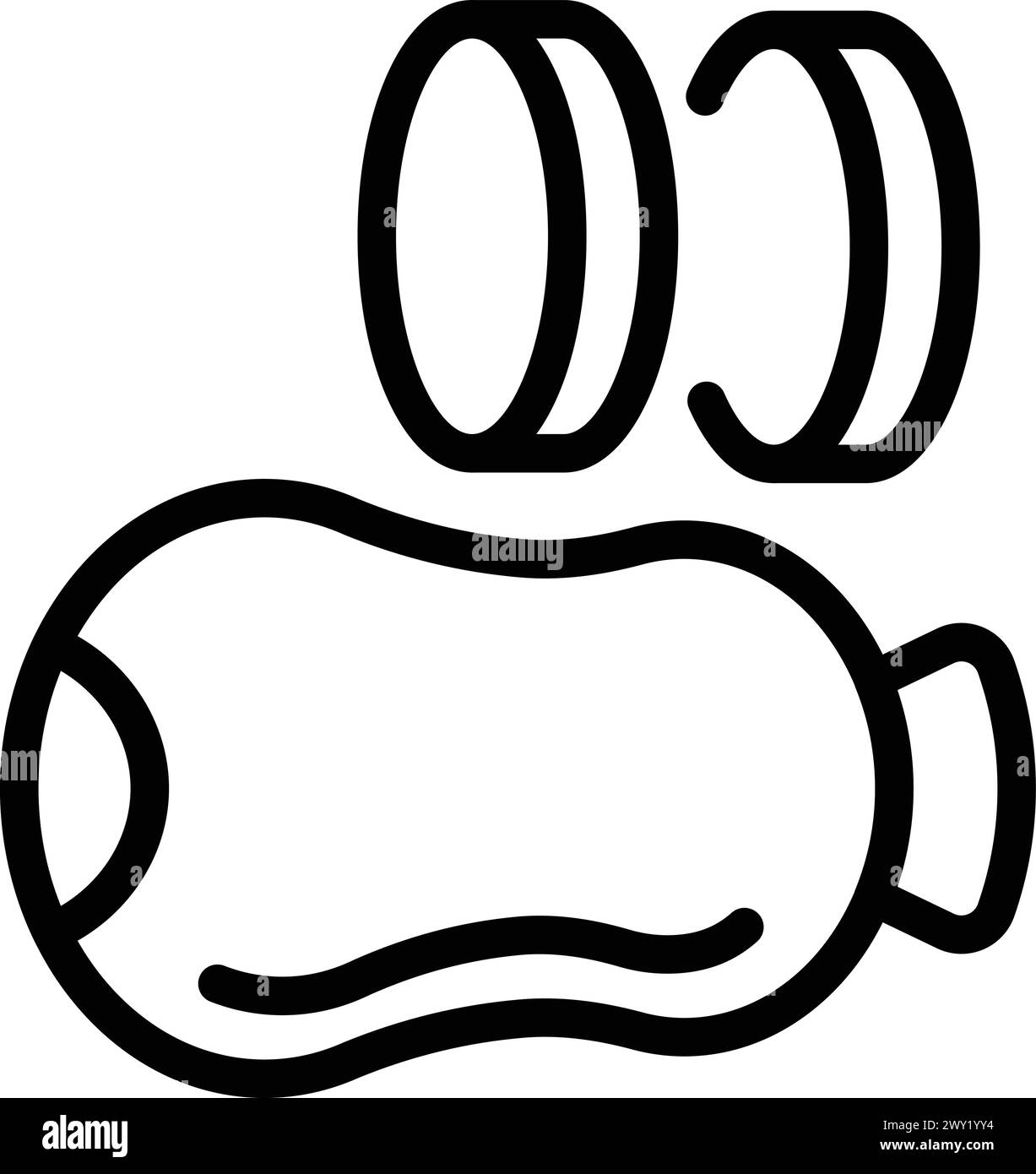 Summer marrow squash icon outline vector. Zucchini slices. Agriculture ...