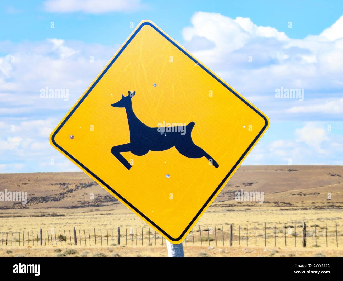 Antelope warning sign hi-res stock photography and images - Alamy