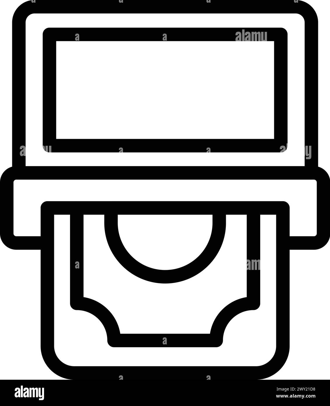 Automated ticketing machine Stock Vector Images - Alamy