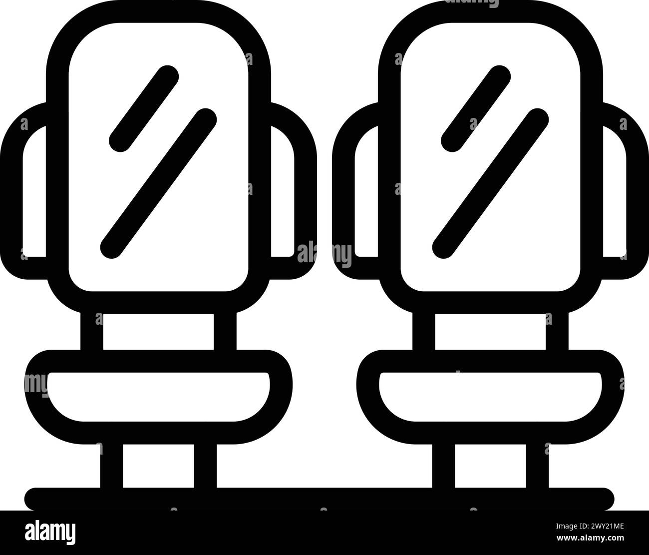 First class seats Stock Vector Images - Alamy