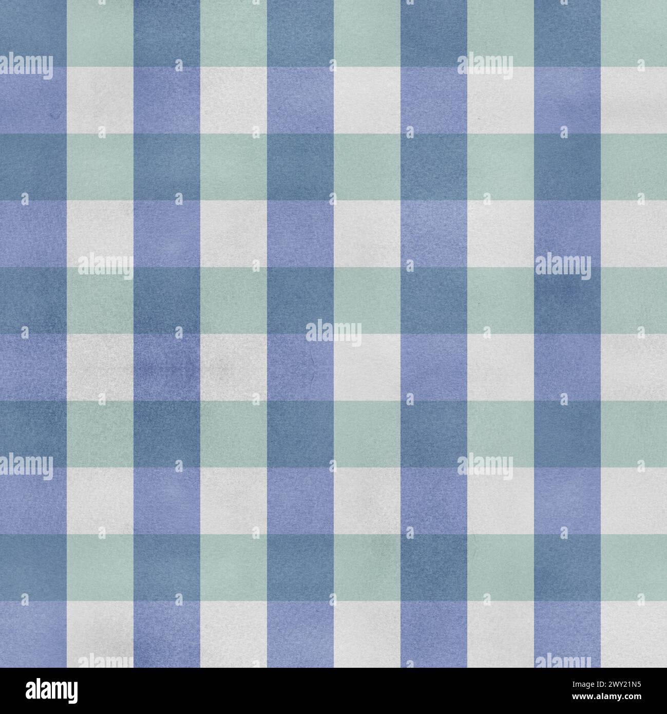 Hand-drawn watercolor illustration. Checkered seamless pattern. Plaid ...