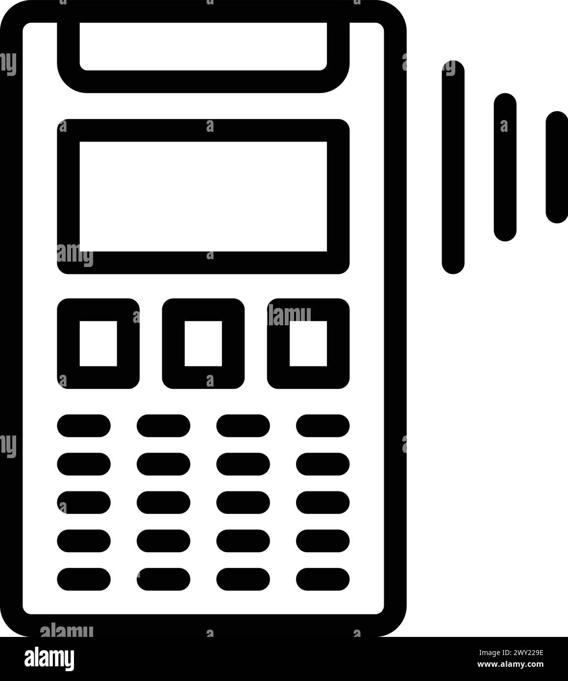 Smart ticket reader Stock Vector Images - Alamy