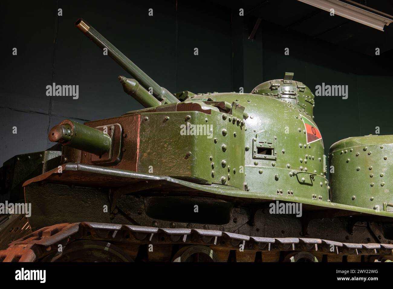 Bovington.Dorset.United Kingdom.February 25th 2024.The only Vickers ...