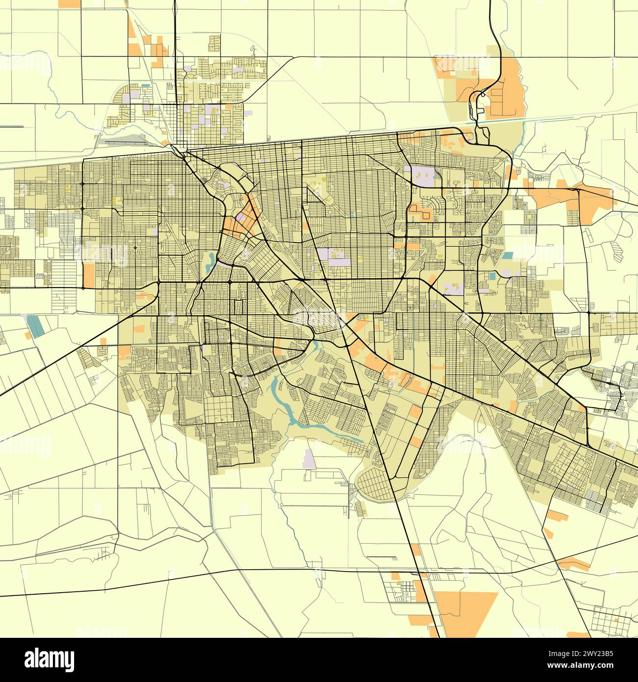 Mexicali map hi-res stock photography and images - Alamy