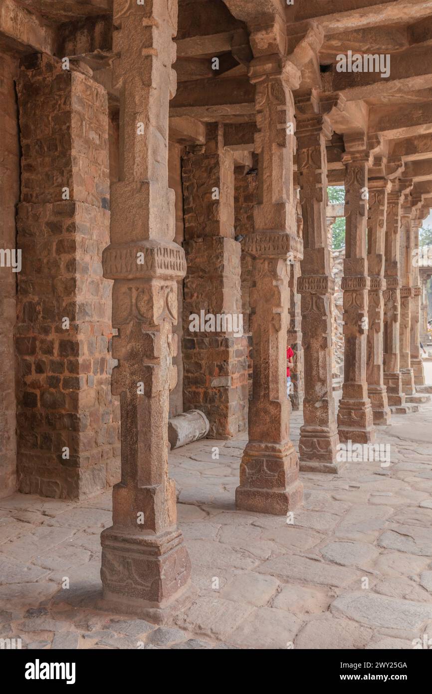 13th century qutub minar complex hi-res stock photography and images ...