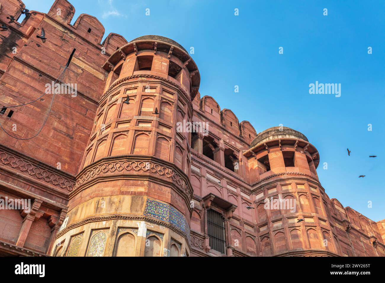 Agra Fort, Agra, Uttar Pradesh, India Stock Photo - Alamy