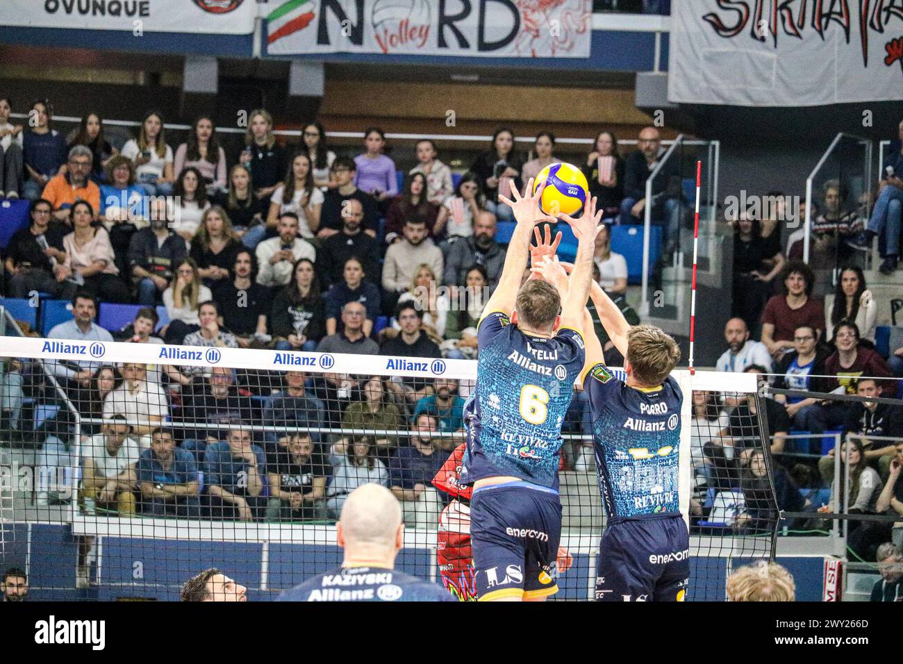 Milan, Italy. 03rd Apr, 2024. MONSTER BLOCK PAOLO PORRO AND MARCO ...