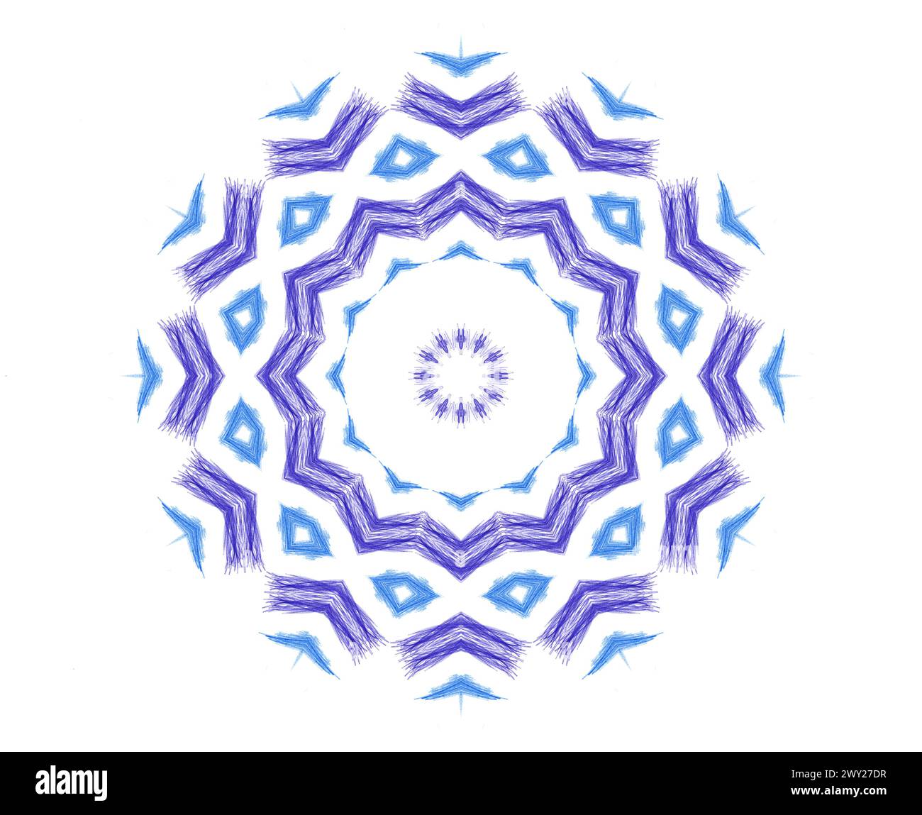 Abstract color pattern shape on white background Stock Photo - Alamy